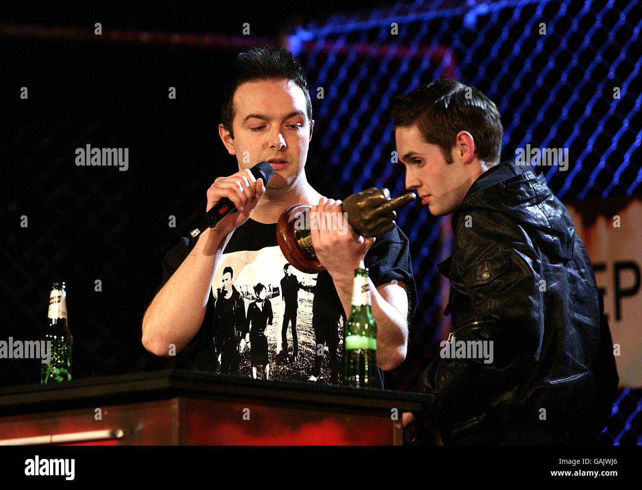 Glasvegas with the Philip Hall Radar award during the Shockwaves NME ...