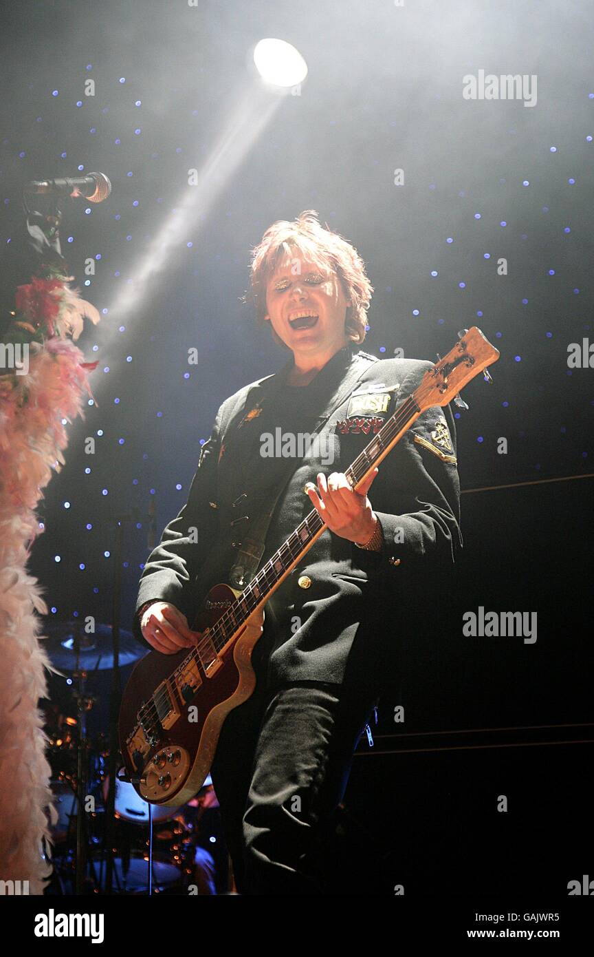 Nicky Wire of The Manic Street Preachers on stage during the Shockwaves ...