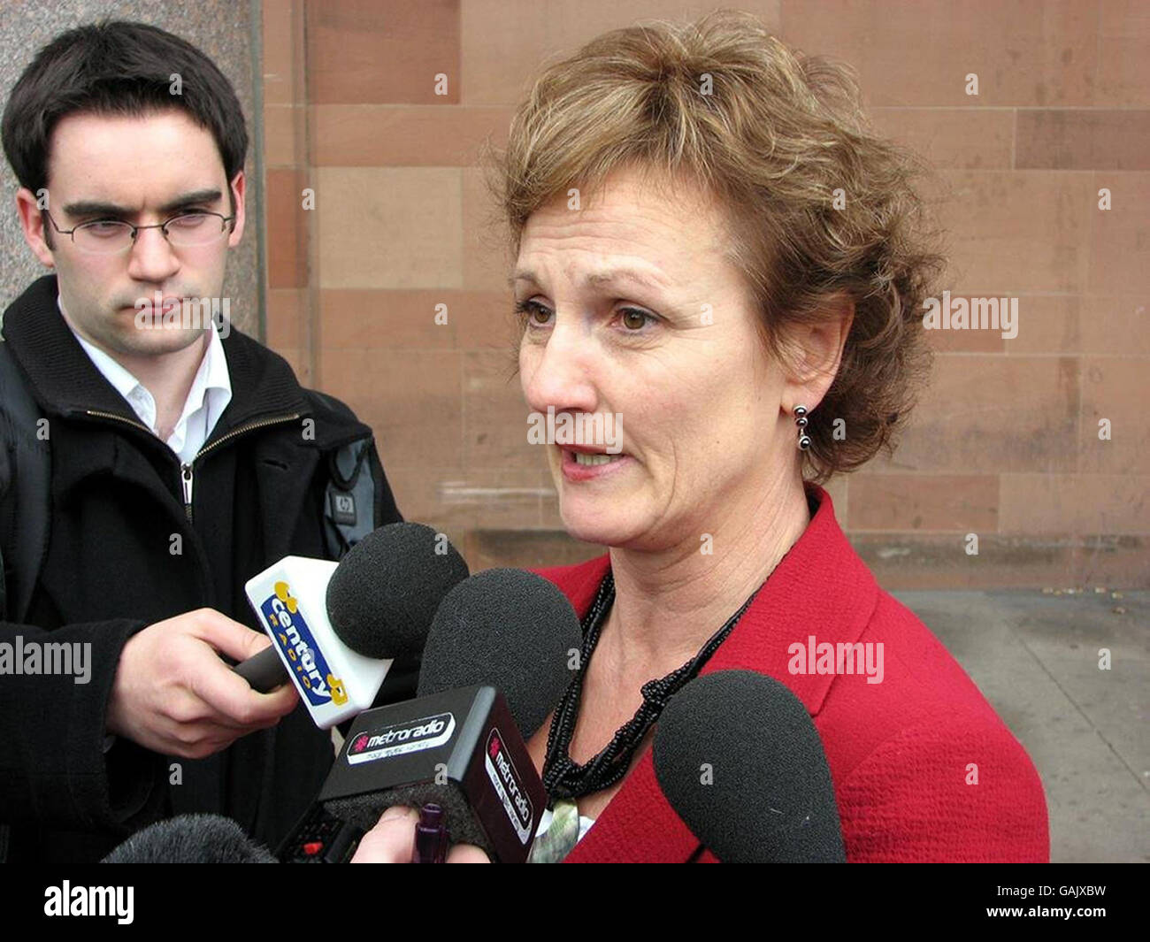 Det Supt Barbara Franklin, of Northumbria Police, speaks to reporters ...