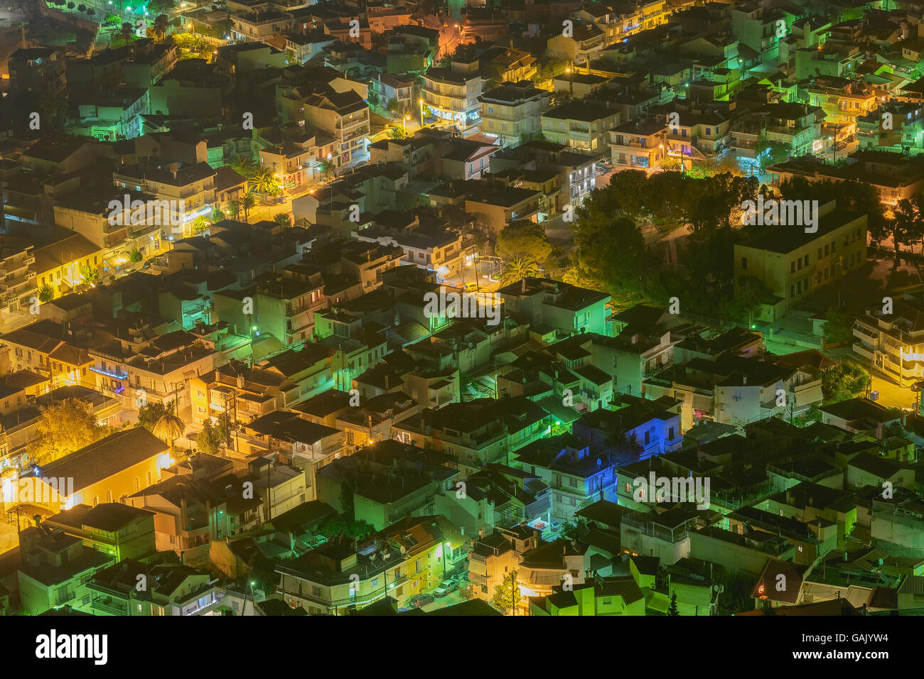 Nafplio at night hi-res stock photography and images - Alamy