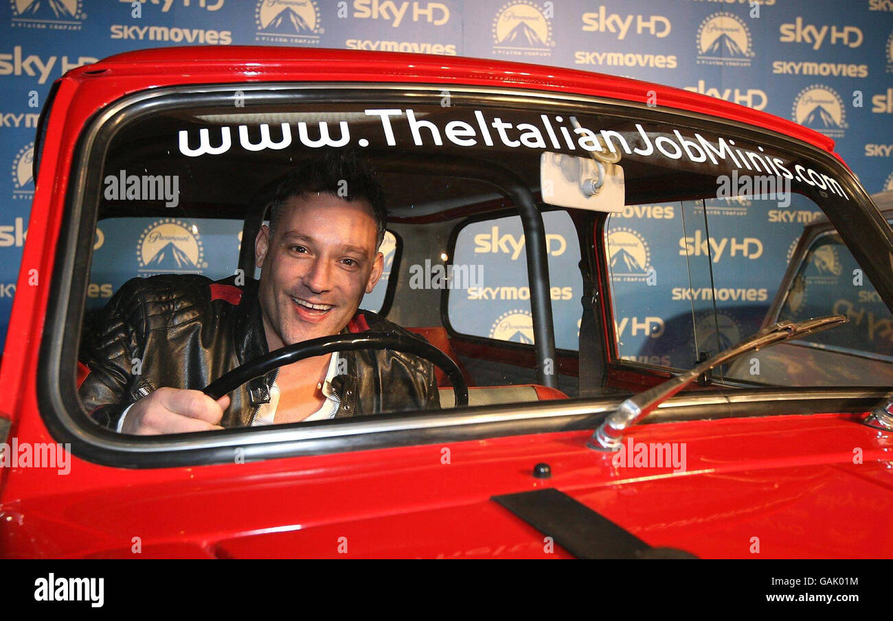 The Italian Job in HD World Premiere - London Stock Photo - Alamy