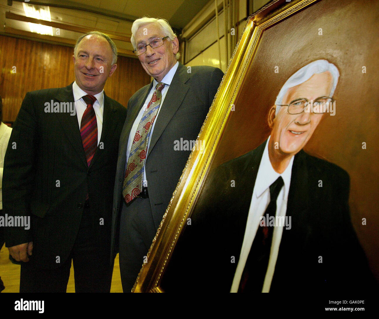 Mallon portrait unveiled Stock Photo - Alamy