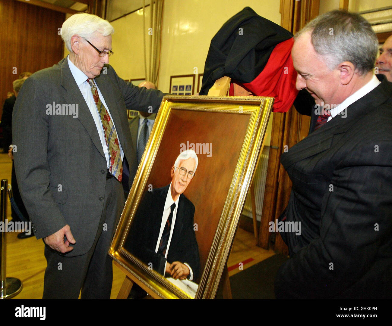 Mallon portrait unveiled Stock Photo - Alamy