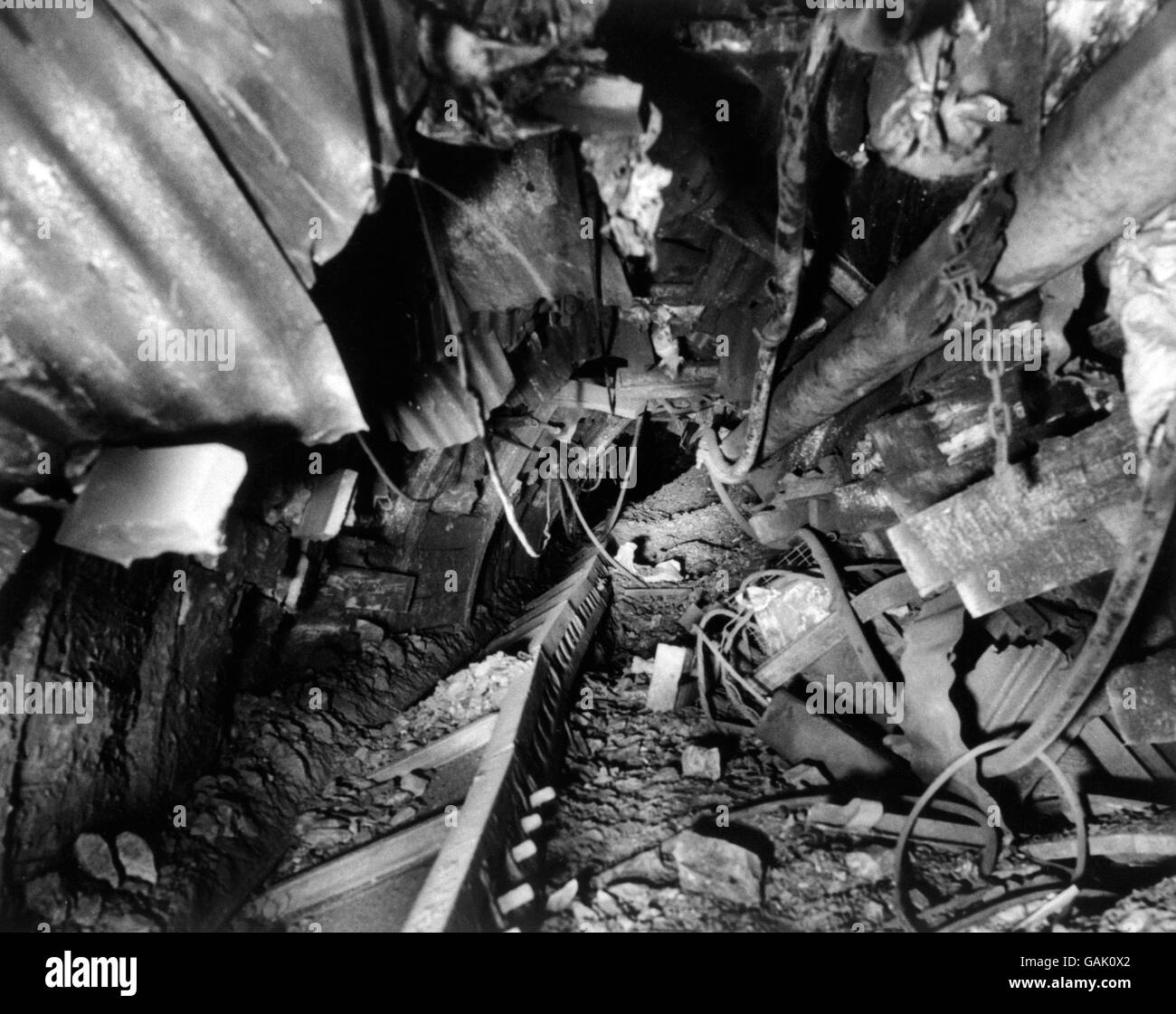 The scene underground at the South Yorkshire colliery of Brodsworth ...