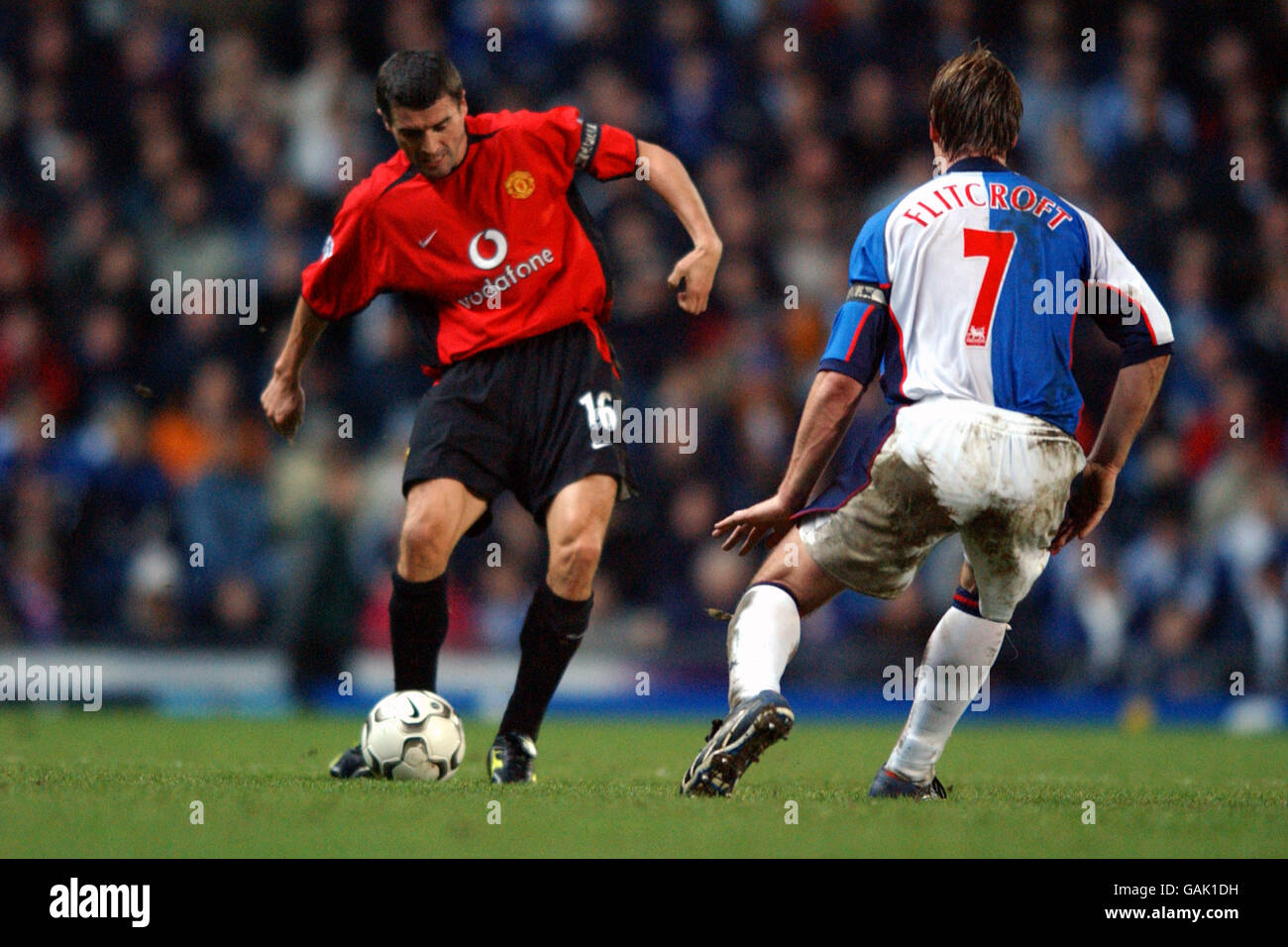 Blackburn v man utd keane hi-res stock photography and images - Alamy