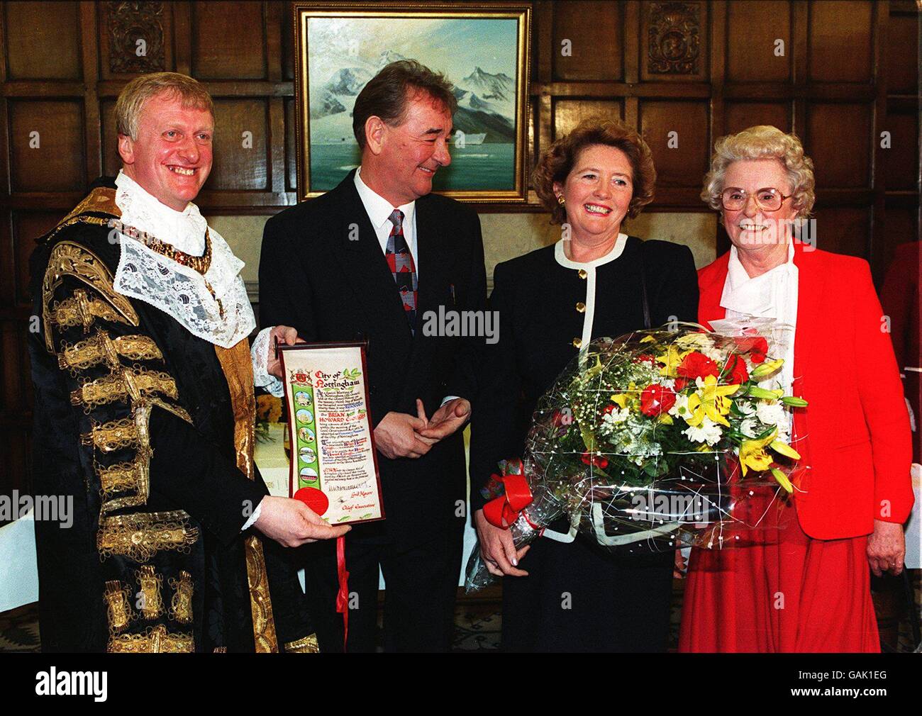 Brian clough wife barbara hi-res stock photography and images - Alamy