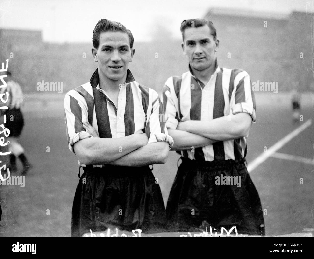 L r george robledo and jackie milburn hi-res stock photography and ...