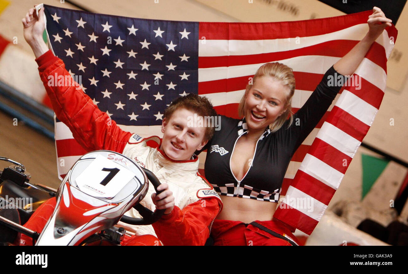 Scotkart competion to win a trip to USA Stock Photo - Alamy
