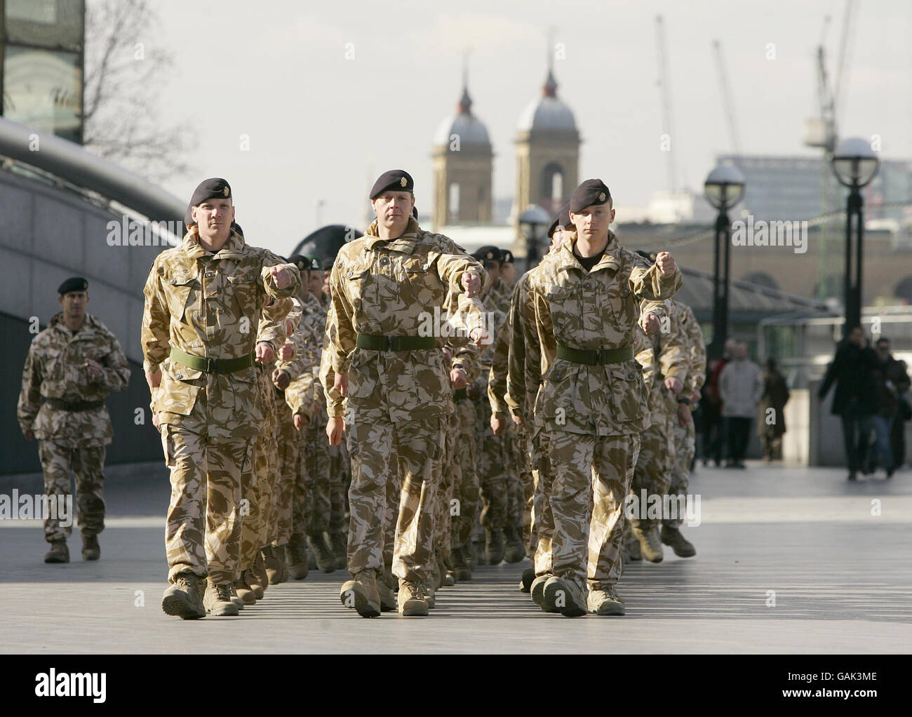 Medal parade for soldiers Stock Photo - Alamy