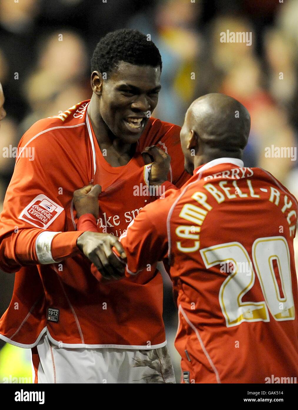 Barnsleys kayode odejayi celebrates scoring the games opening goal hi ...