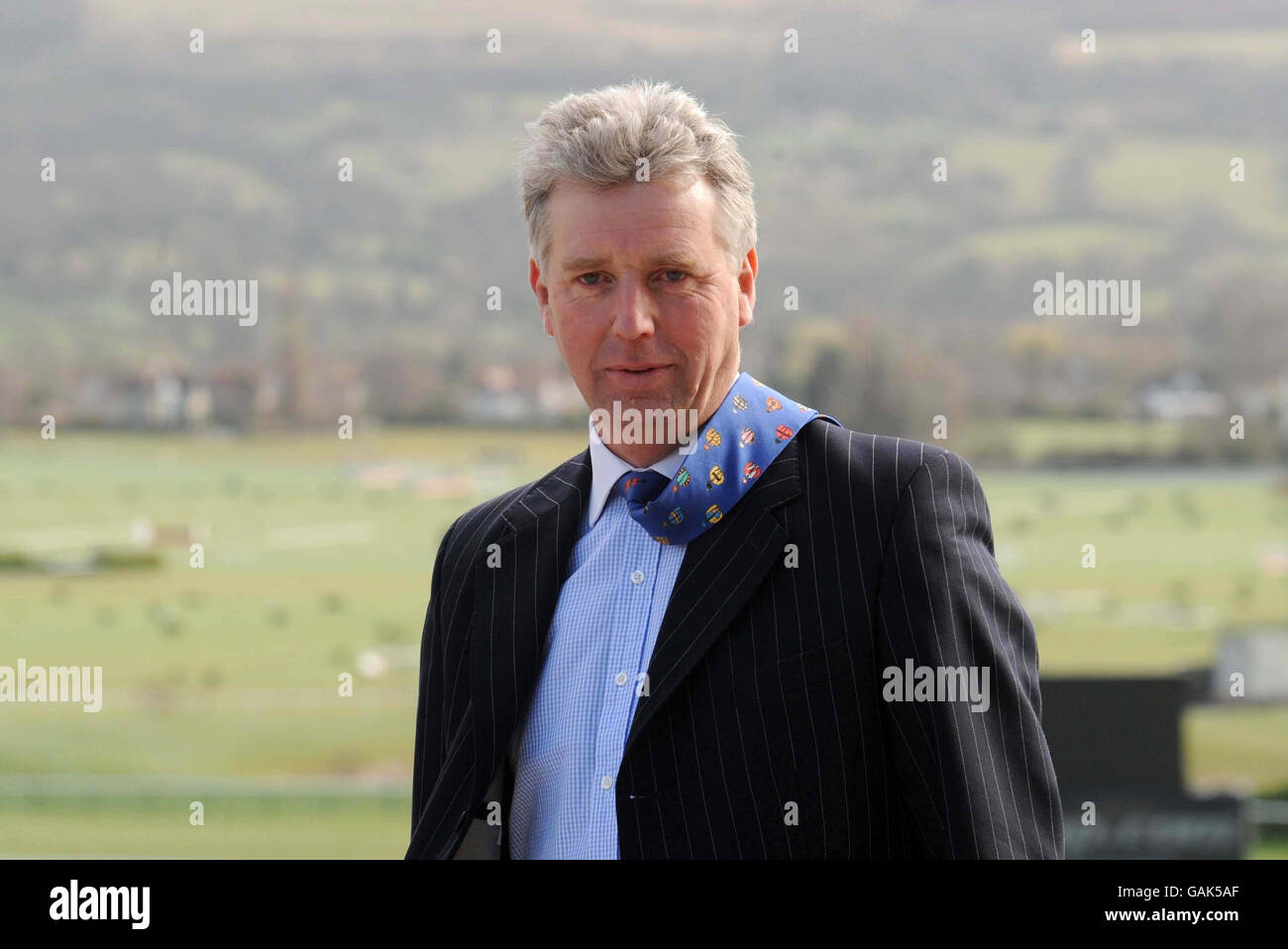 Managing director cheltenham racecourse in windswept stand cheltenham ...