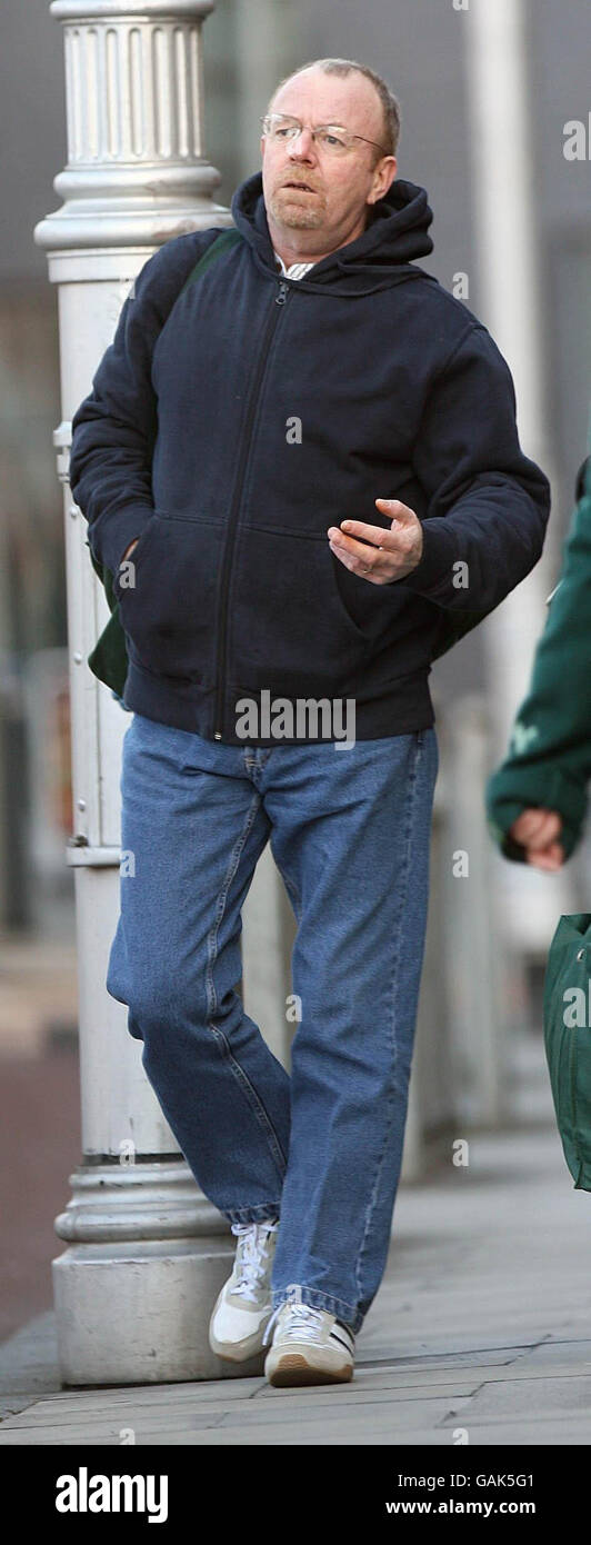 Neil Myles, 53, of no fixed address, leaving Dublin's Special Criminal ...