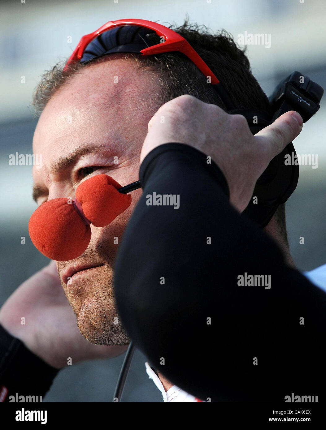 Former England football captain Alan Shearer is interviewed before he ...