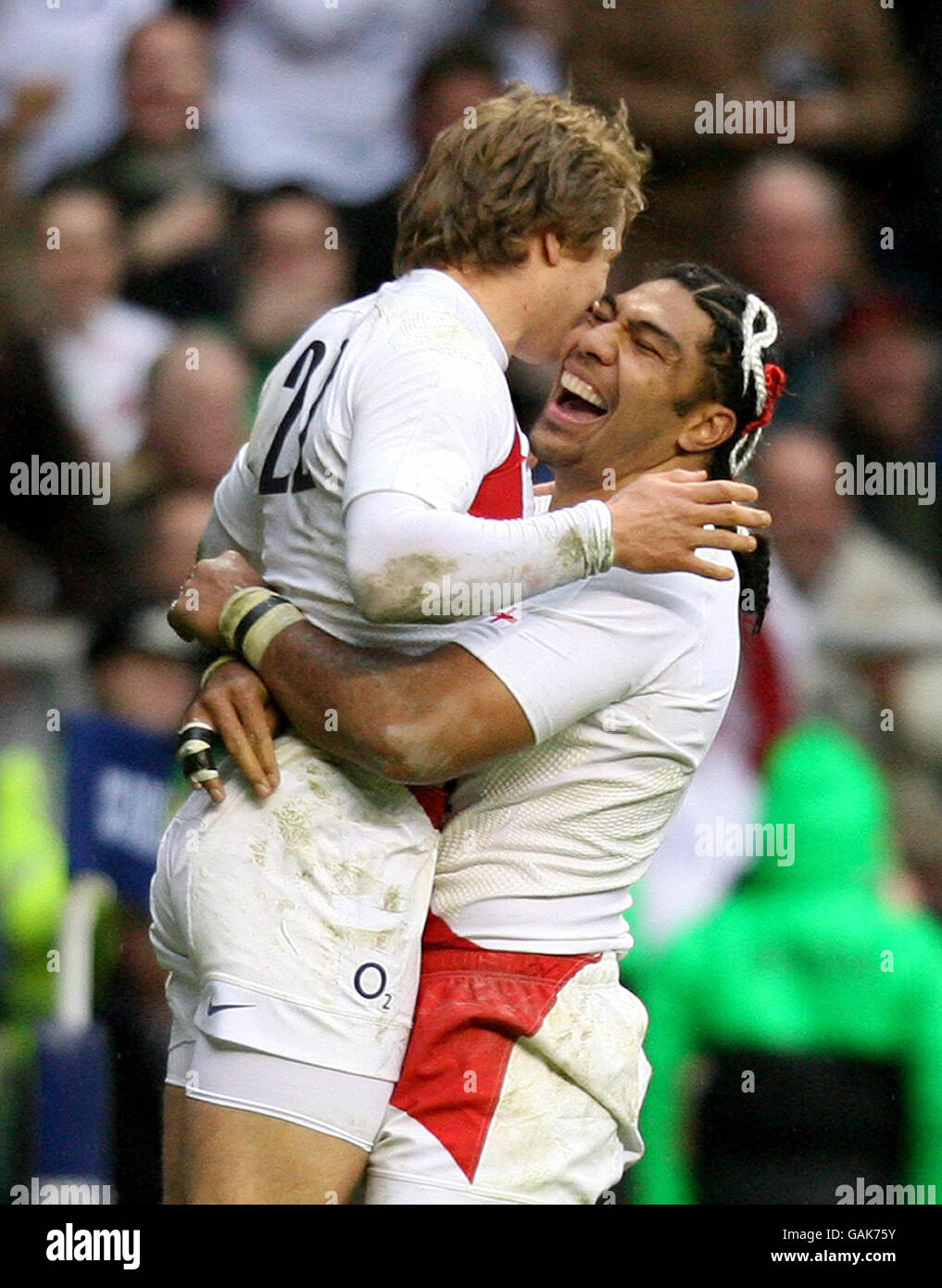Rugby Players Hugging High Resolution Stock Photography and Images - Alamy