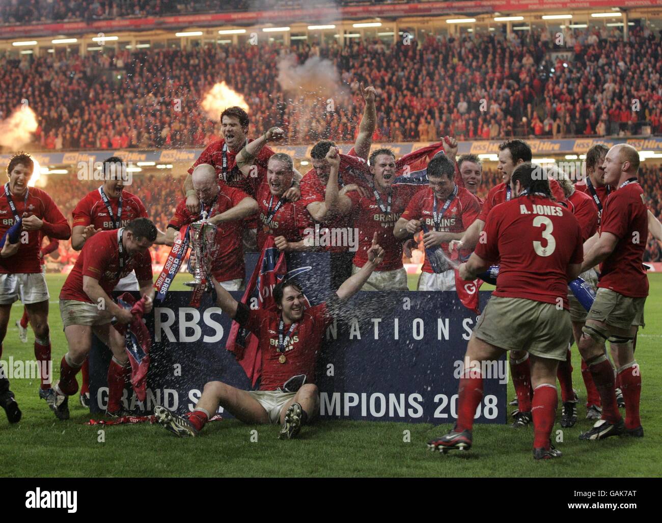 Rugby Union - RBS 6 Nations Championship 2008 - Wales v France ...