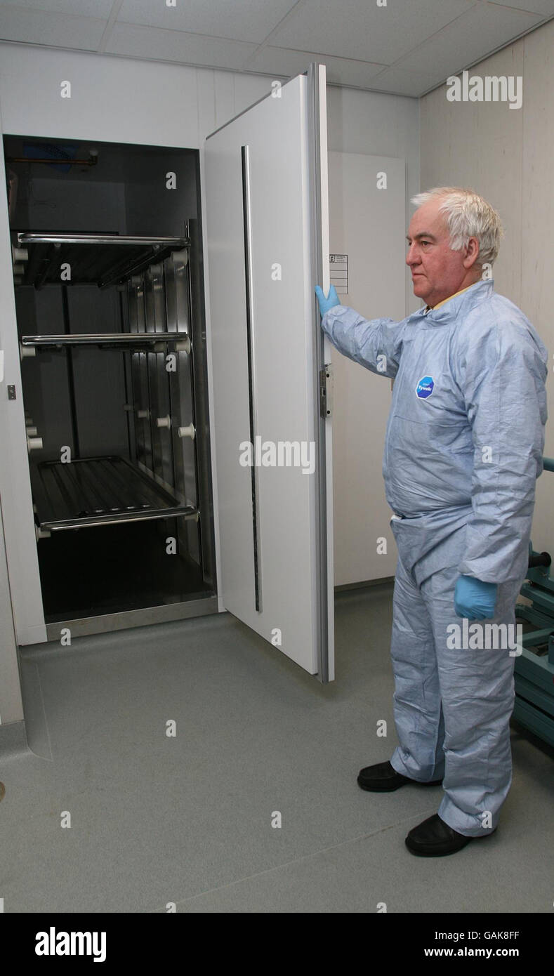 Westminster forensic mortuary Stock Photo - Alamy