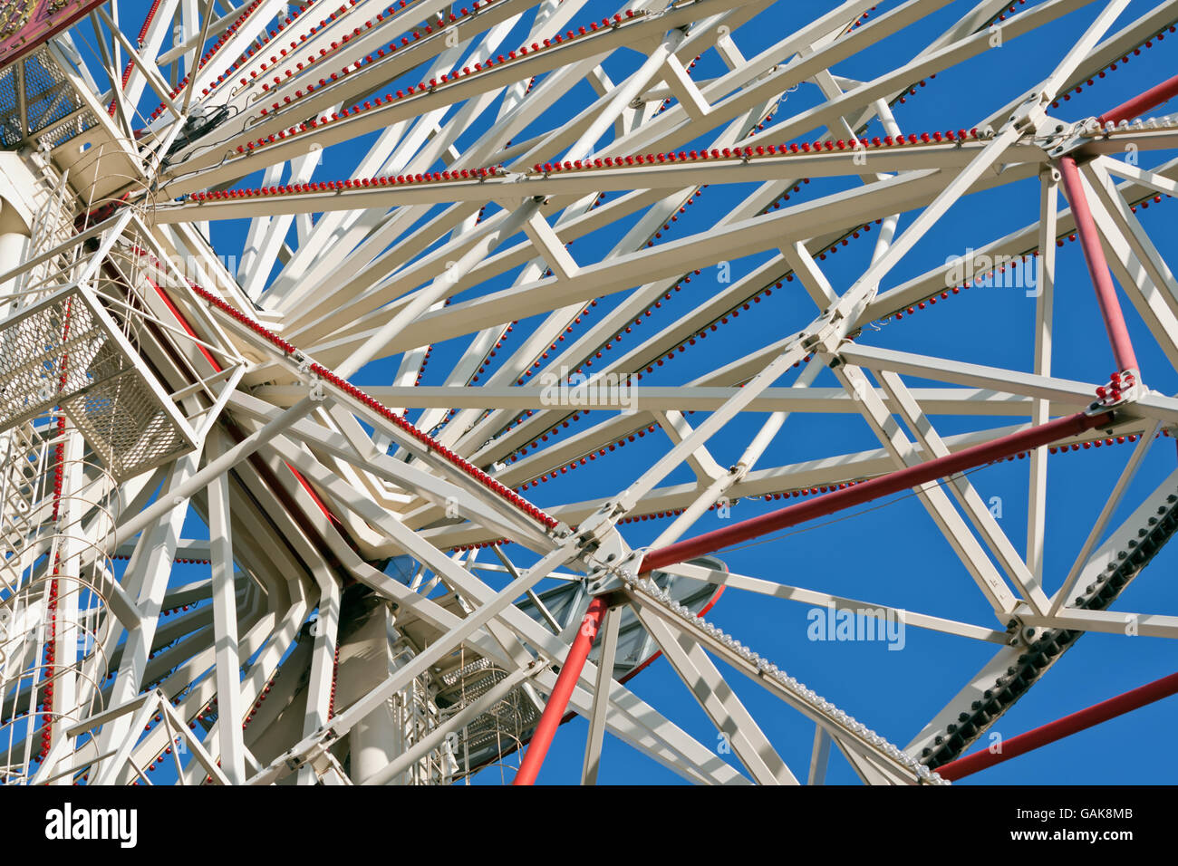 details of ferris wheel closeup view Stock Photo - Alamy