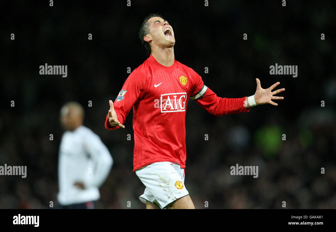 Cristiano ronaldo manchester united 2008 hi-res stock photography and ...
