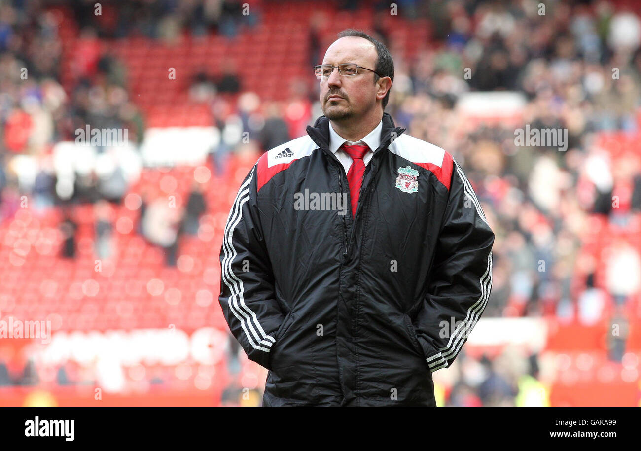 Rafael benitez and manchester united manager hi-res stock photography ...