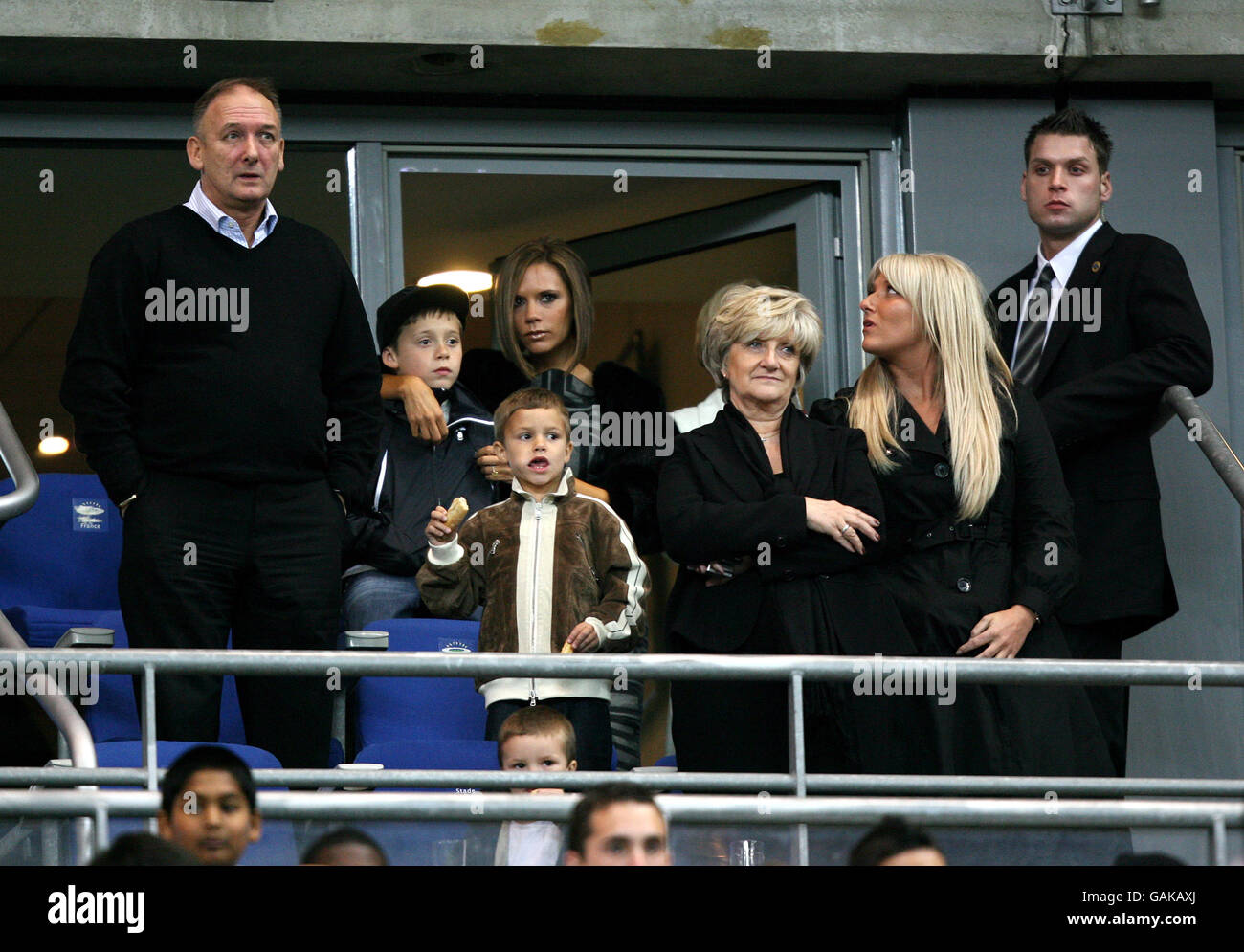 David Beckham's family including his wife Victoria, father Ted, mother ...