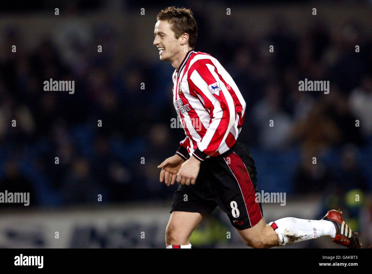 Southampton's Matt Oakley celebrates scoring their second goal in extra ...