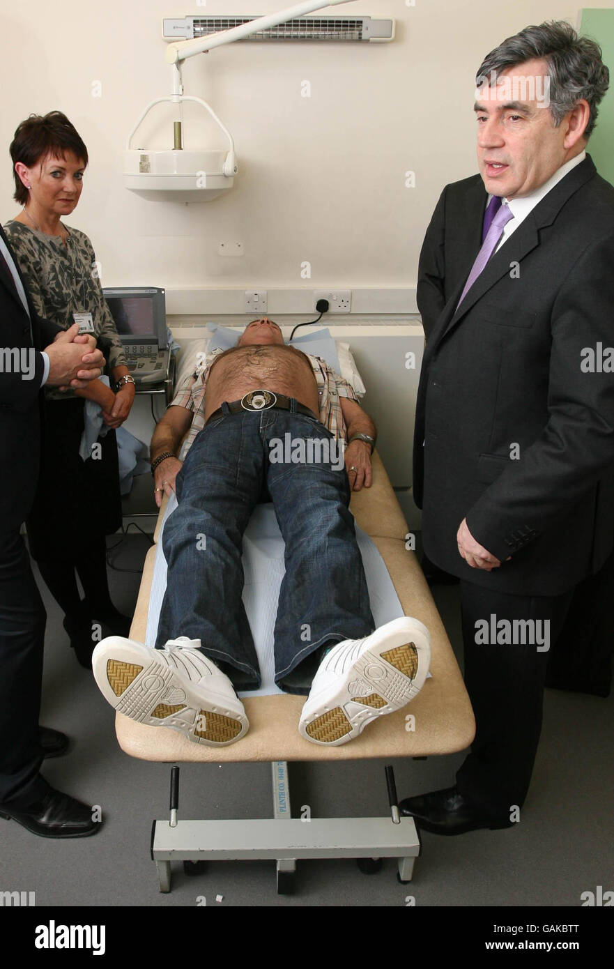 Prime Minister Gordon Brown meets Nurse Consultant Shelagh Murray at ...
