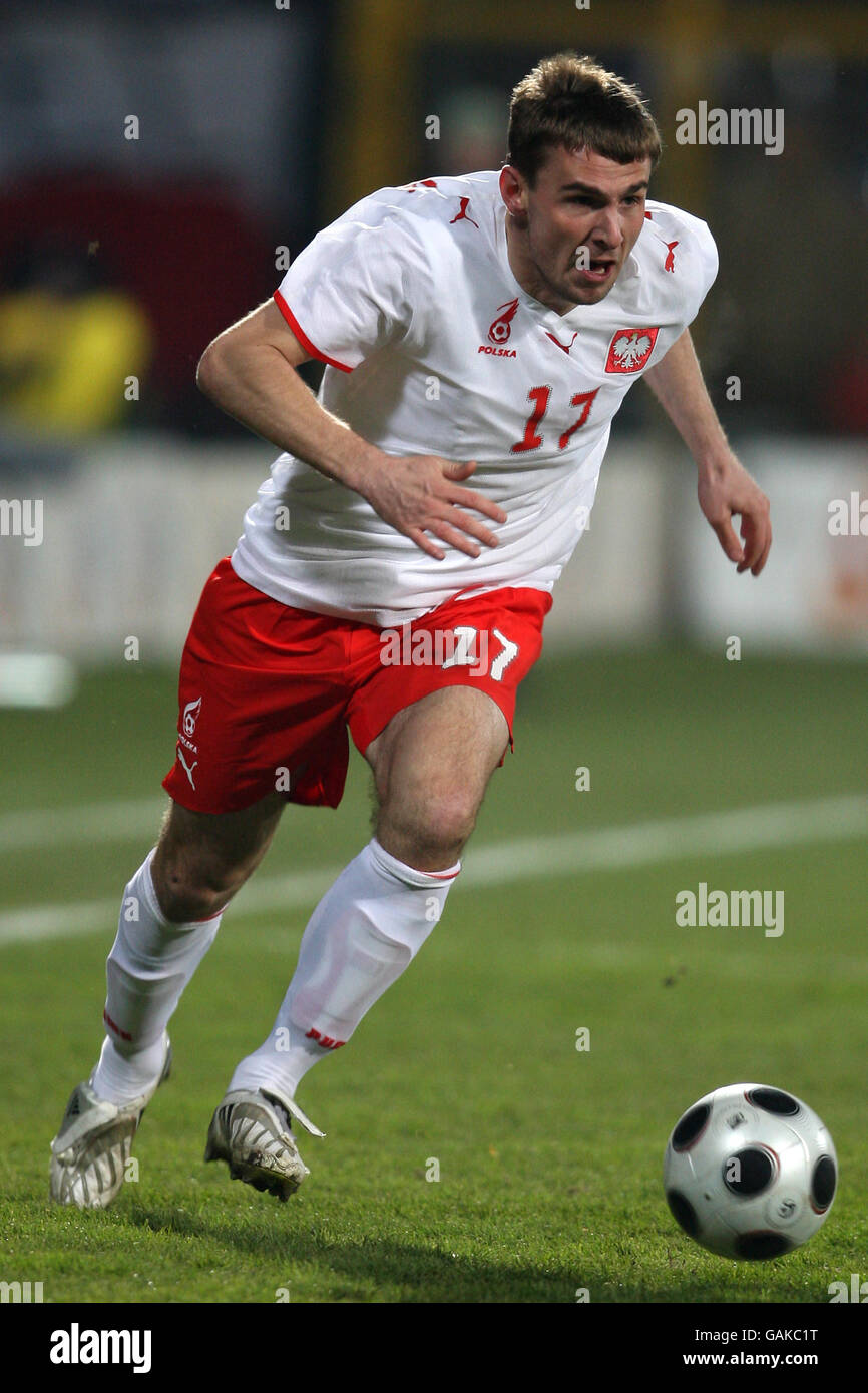 Soccer international friendly poland v usa wisla stadium hi-res stock ...