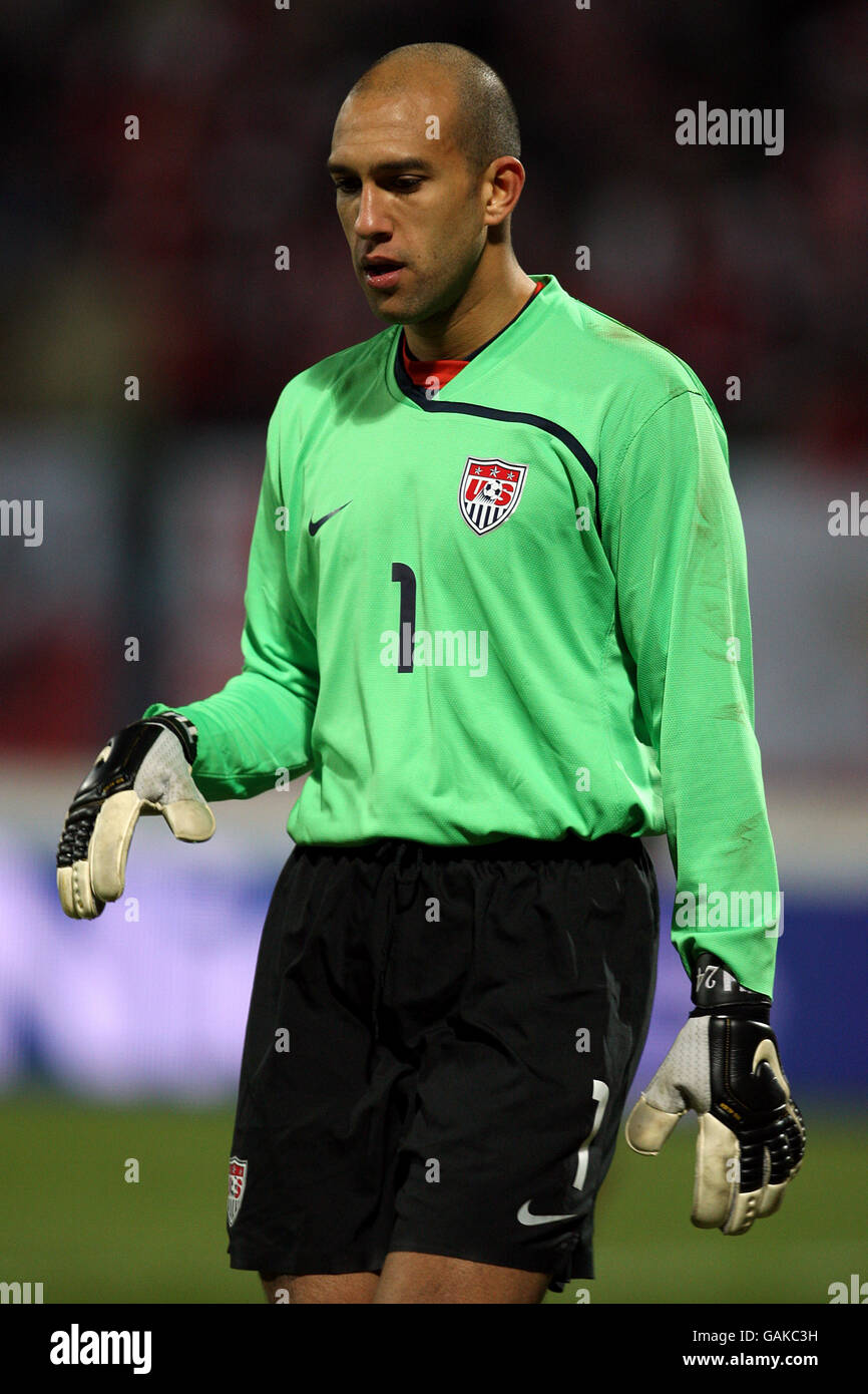Soccer international friendly poland v usa wisla stadium hi-res stock ...