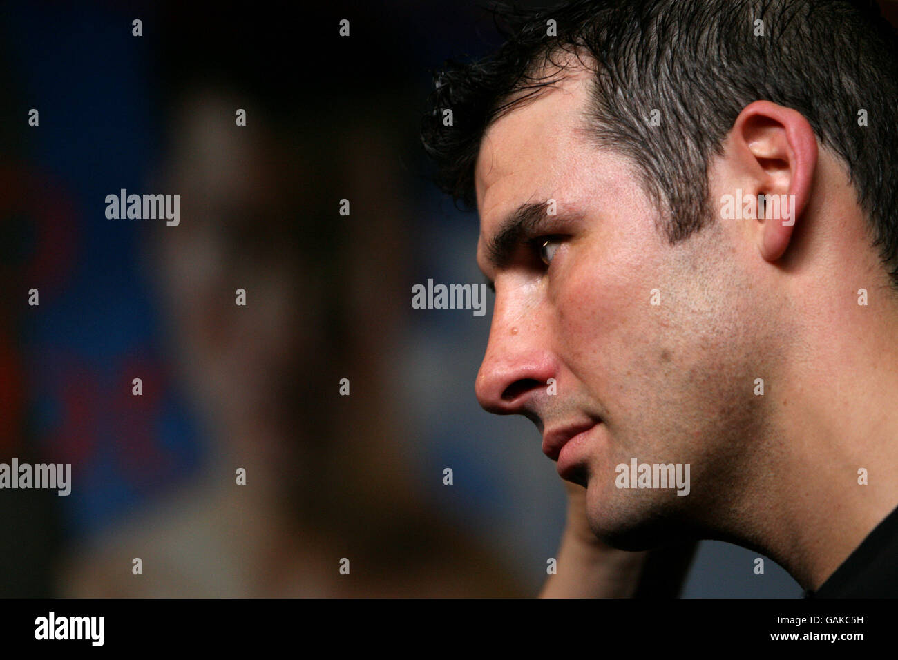 Joe calzaghe during an open workout at the newbridge gym hi-res stock ...