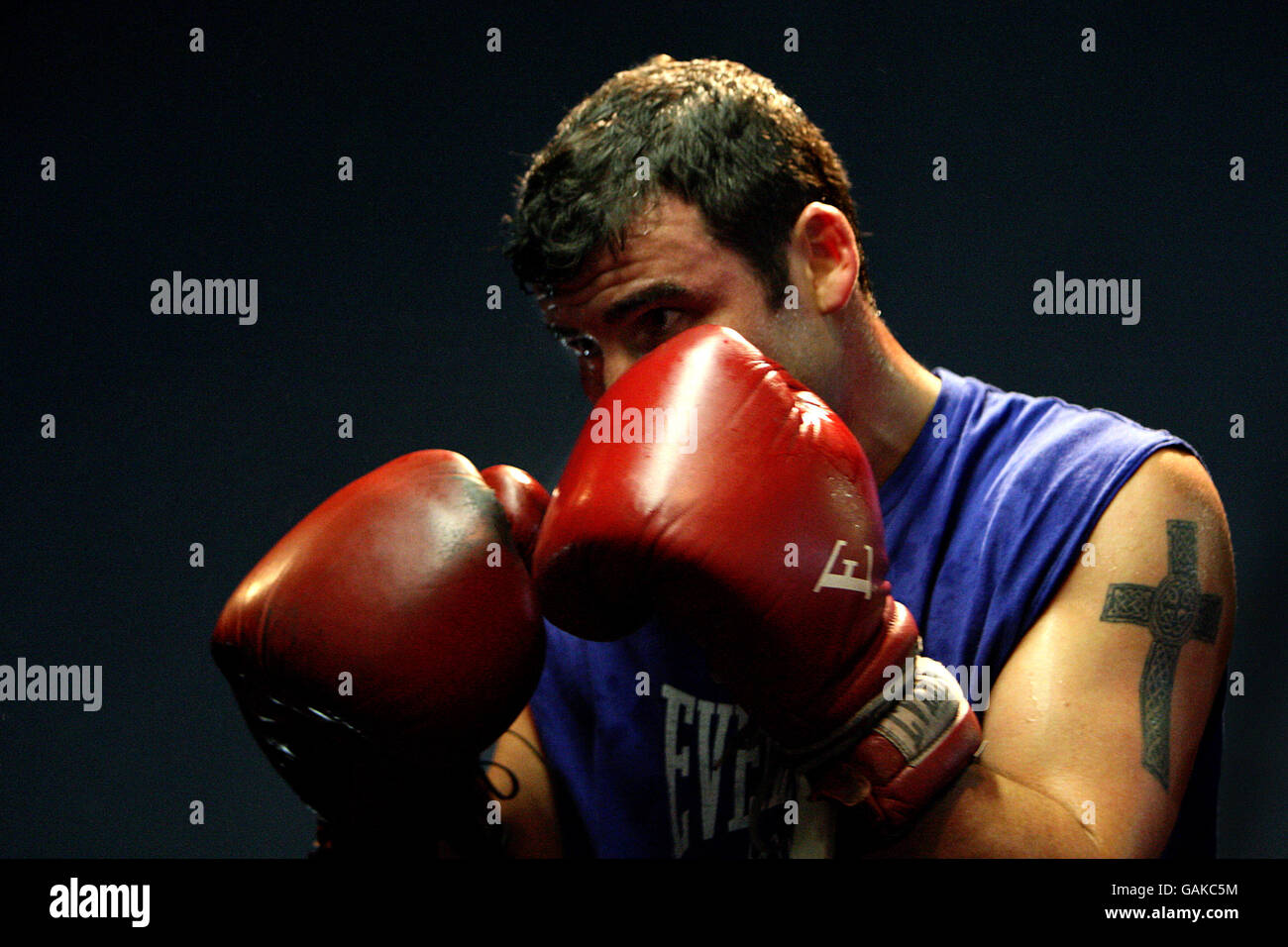Boxing - Joe Calzaghe Open Workout - Abercarn Stock Photo - Alamy
