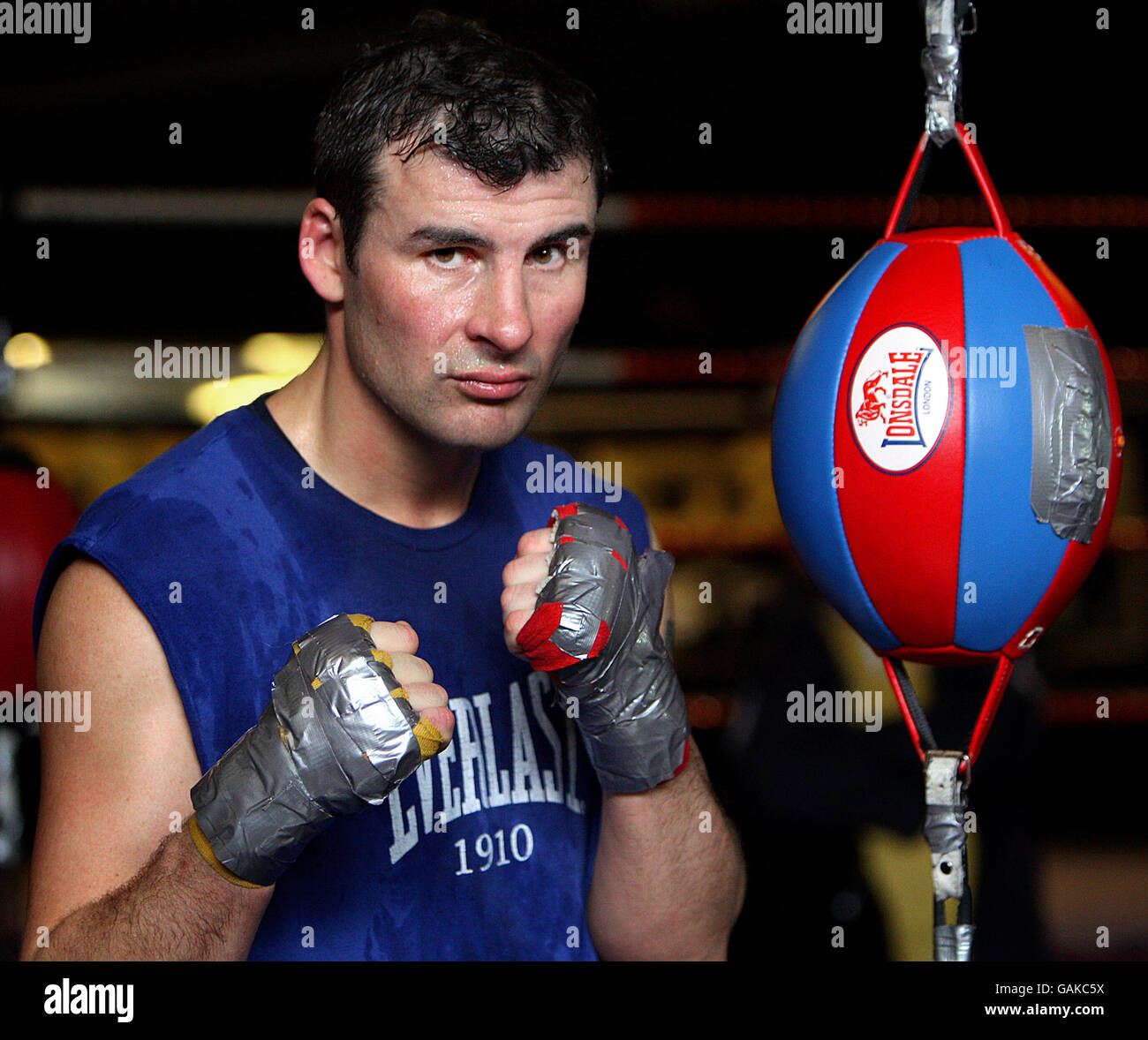 Boxing - Joe Calzaghe Open Workout - Abercarn Stock Photo - Alamy
