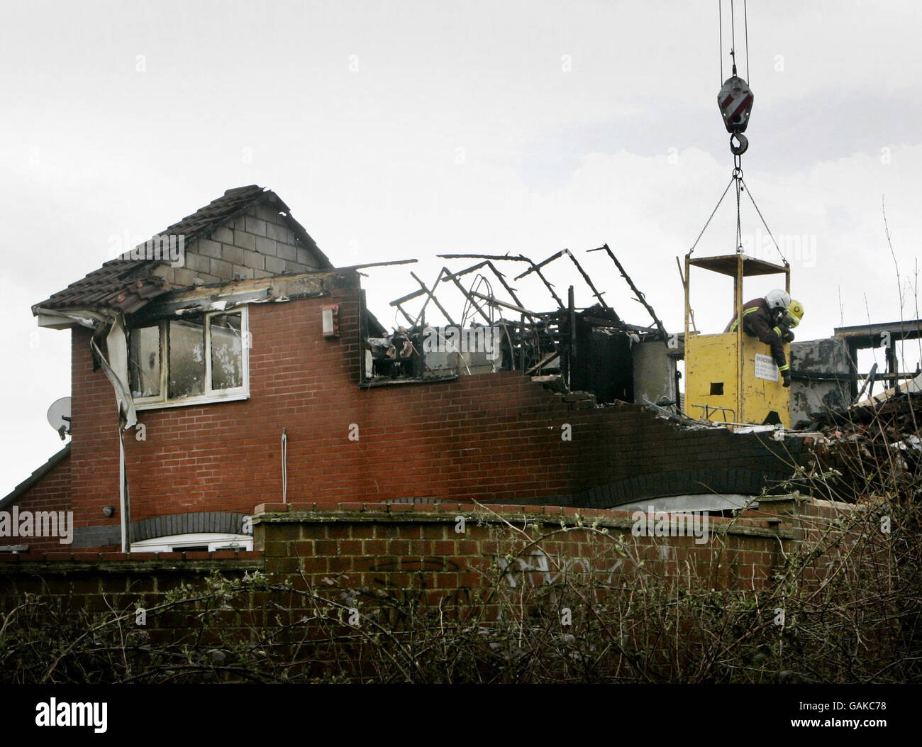 Kent plane crash Stock Photo - Alamy