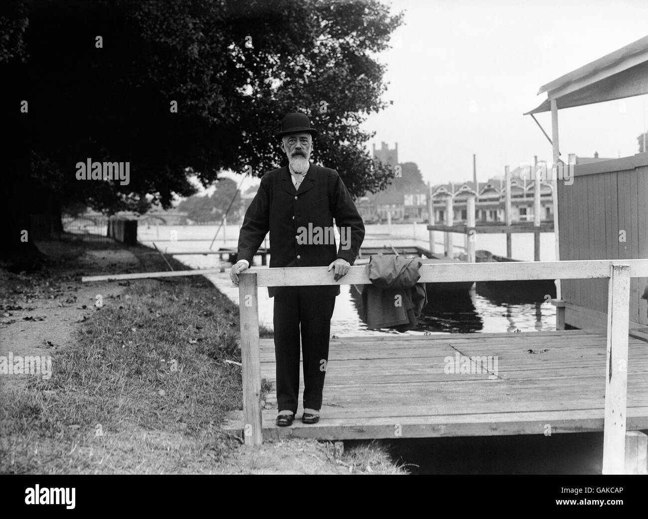 Herbert Stuart, President of the Leander Rowing Club, at the 1908 ...