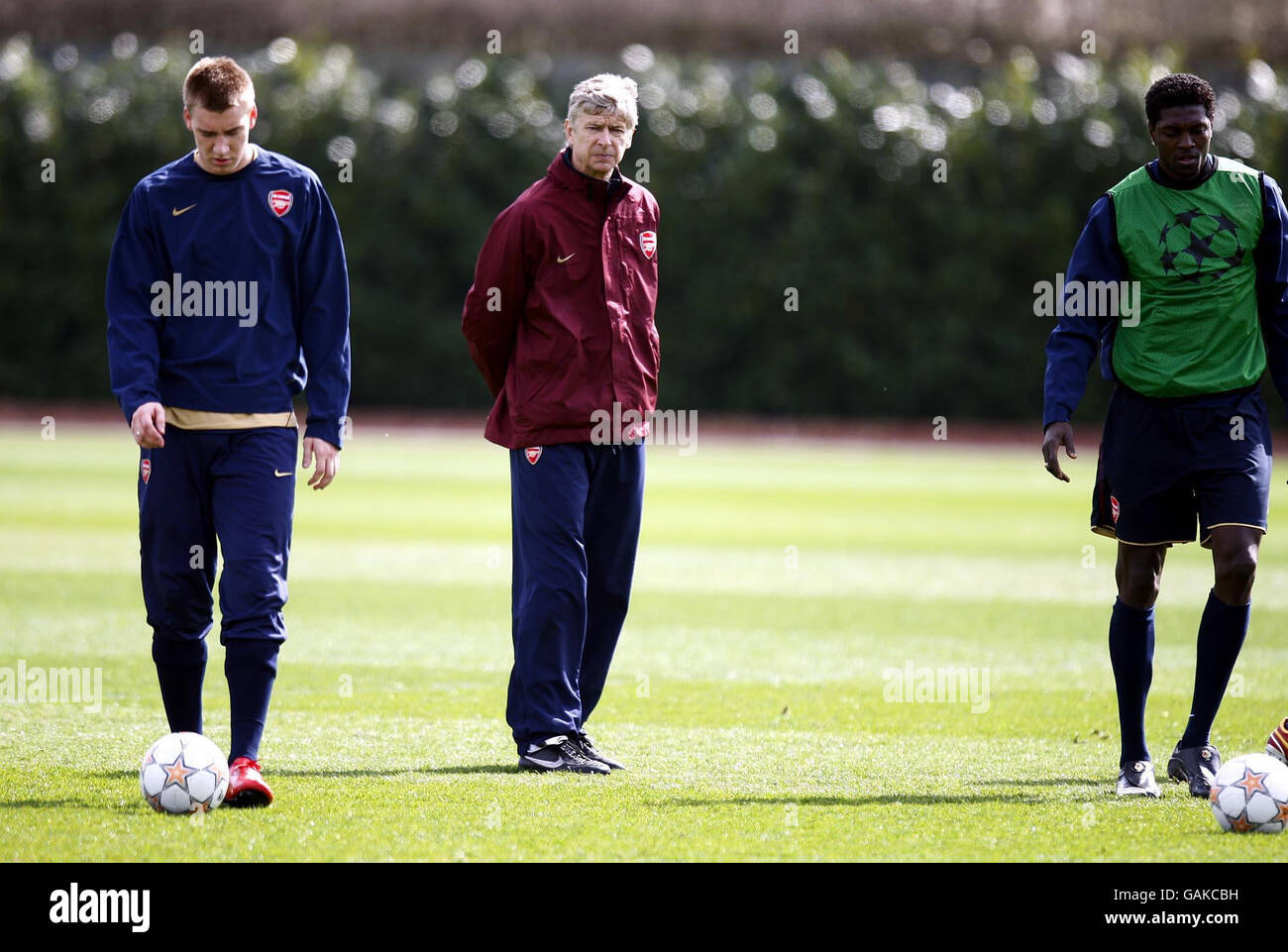 Soccer - Arsenal Training - London Colney Stock Photo - Alamy