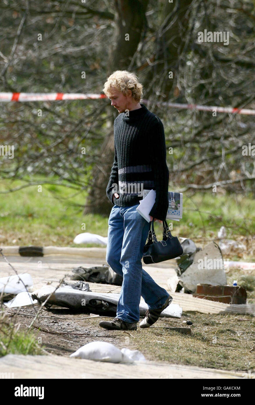 Kent plane crash Stock Photo - Alamy