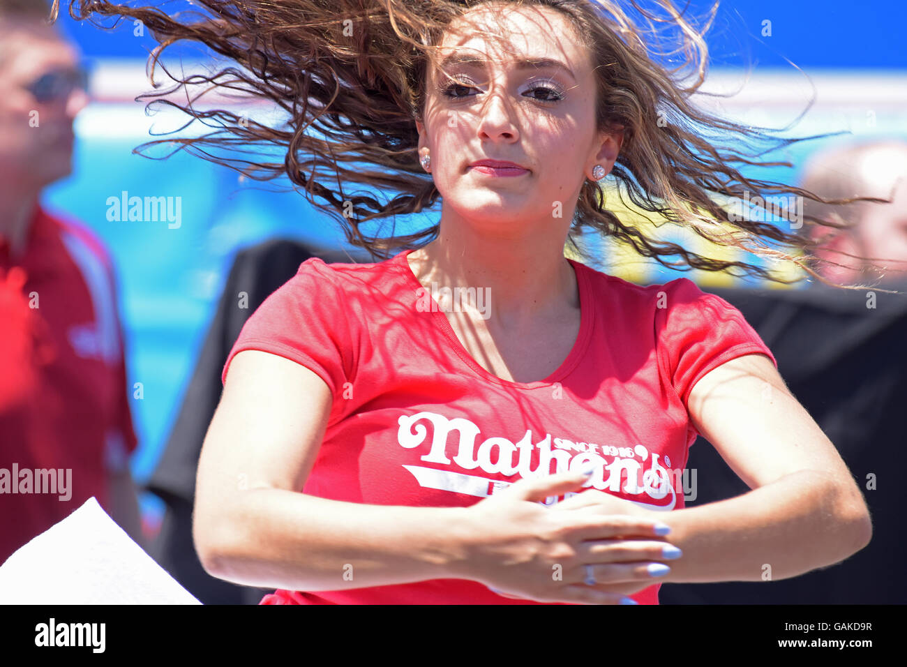 New York City, United States. 04th July, 2016. Nathan's Famous ...