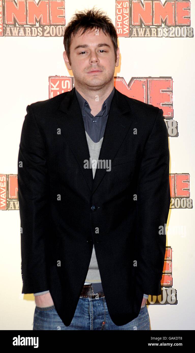 Danny Dyer arrives for the Shockwaves NME Awards 2008 at The O2 Arena ...