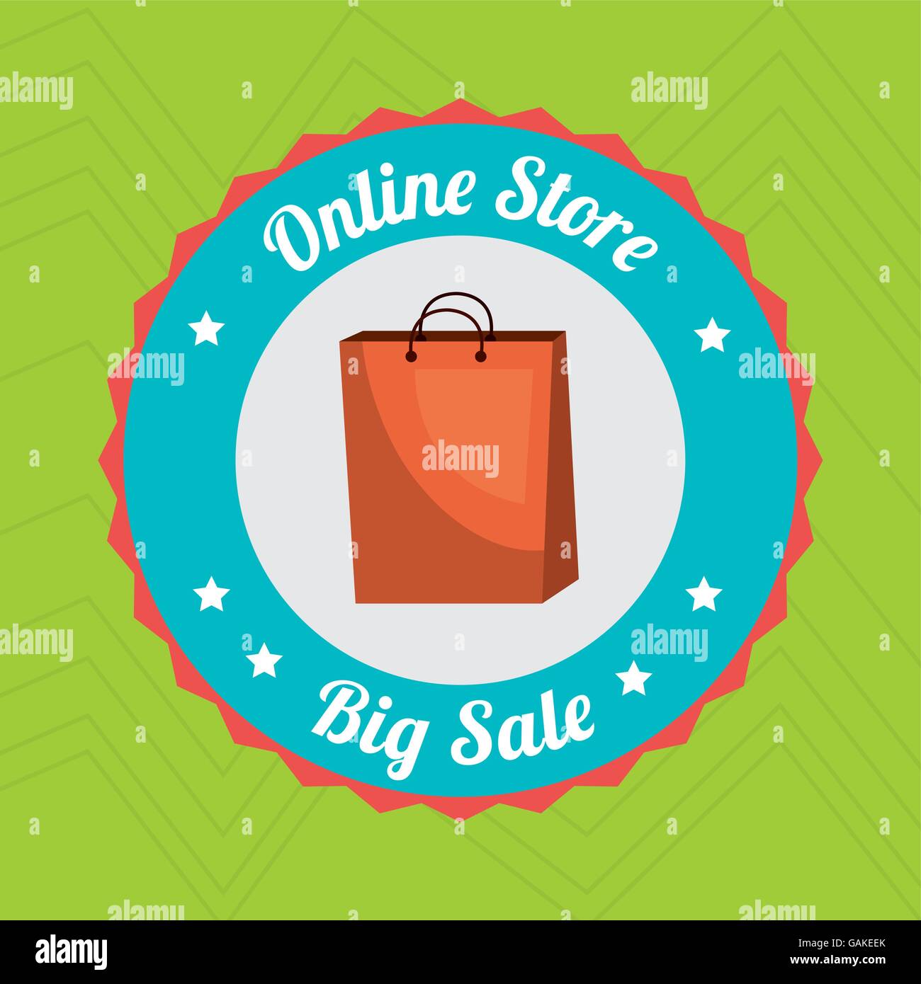 commercial seal online store isolated icon design Stock Vector Image ...