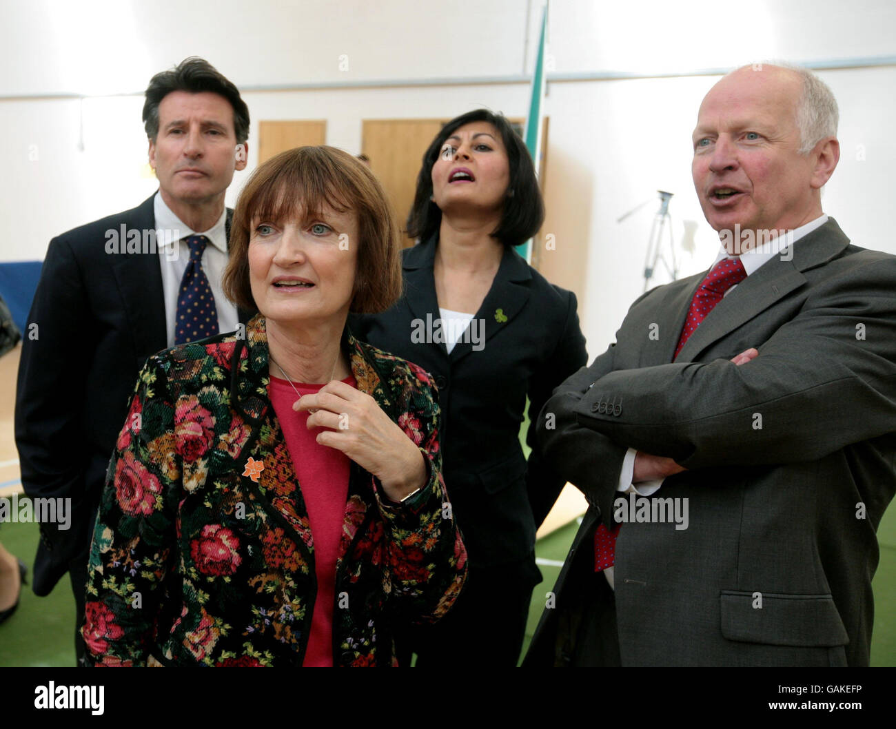 (Left to right) 2012 Olympic chairman Sebastian Coe with Olympics ...