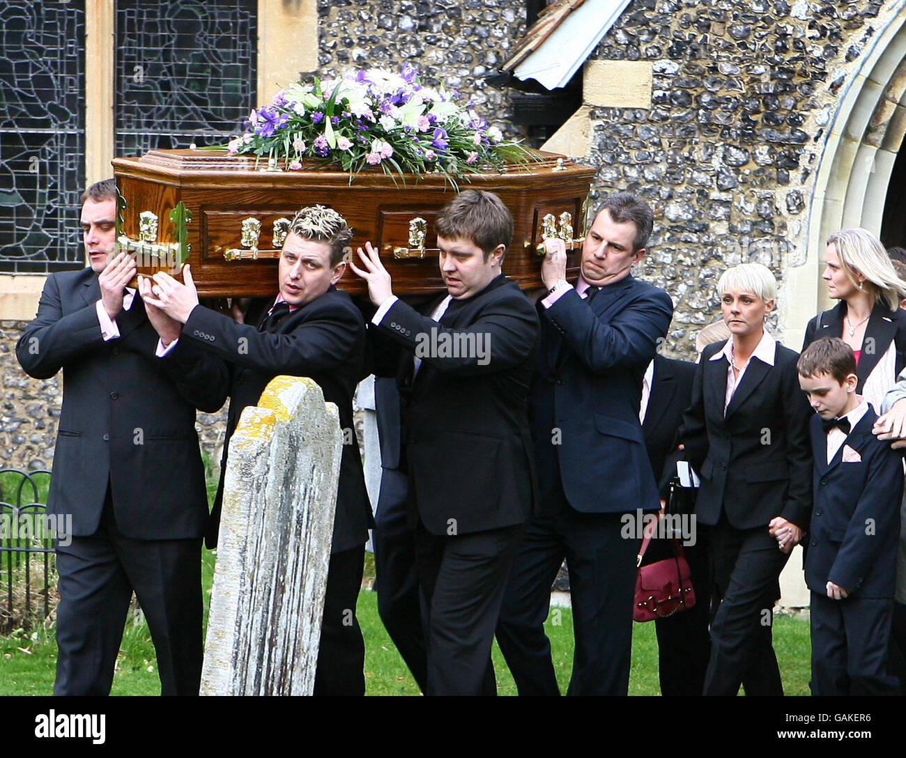 Hayden Waller funeral Stock Photo - Alamy