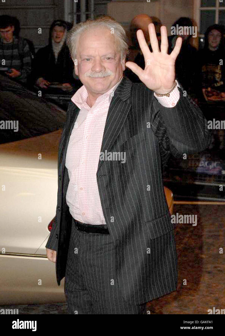 Actor David Jason arrives for the world premiere of Terry Pratchett's ...