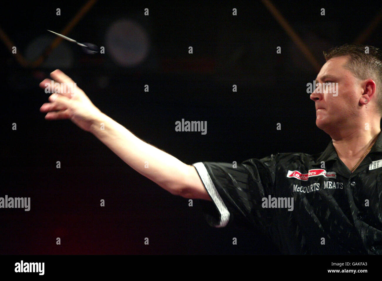 Kevin Painter on his way to victory over Rutch Harding Stock Photo - Alamy