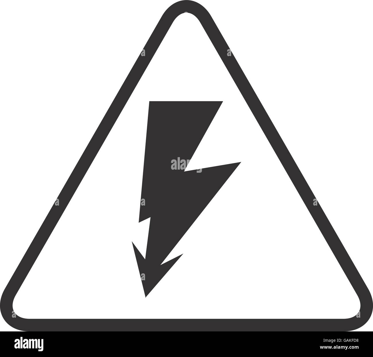 high voltage signal isolated icon design Stock Vector Image & Art - Alamy
