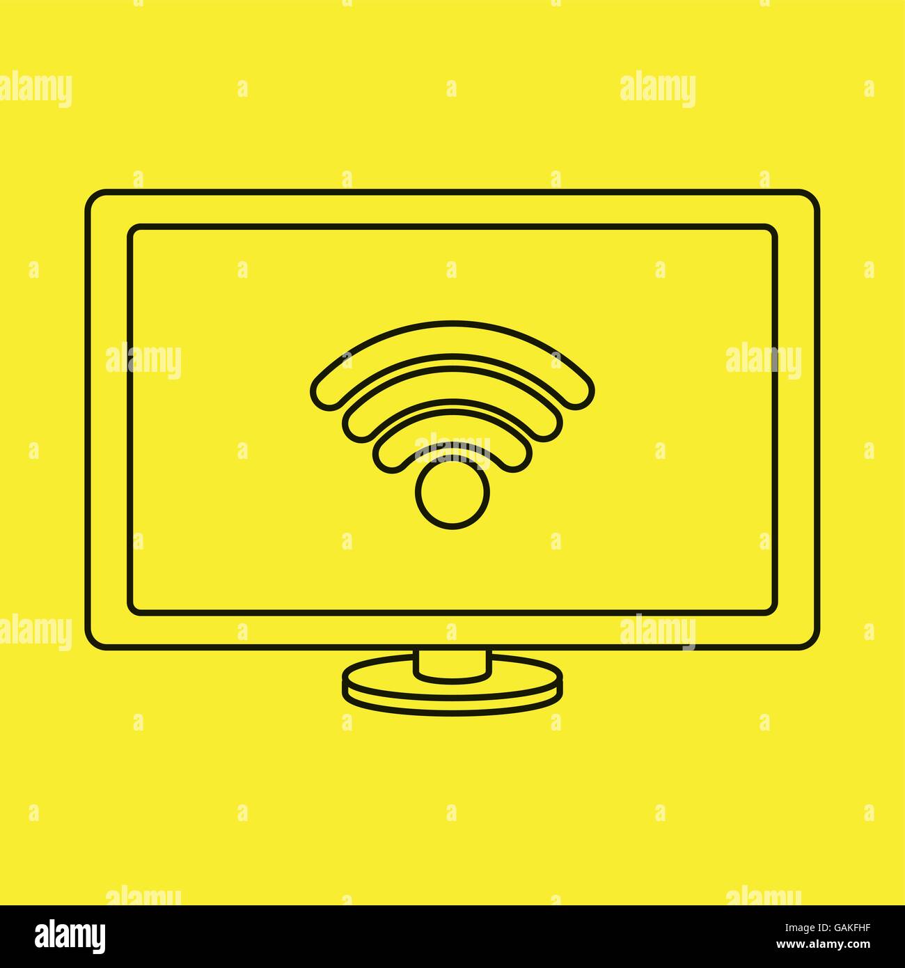 Wifi connected to multiple devices hi-res stock photography and images ...