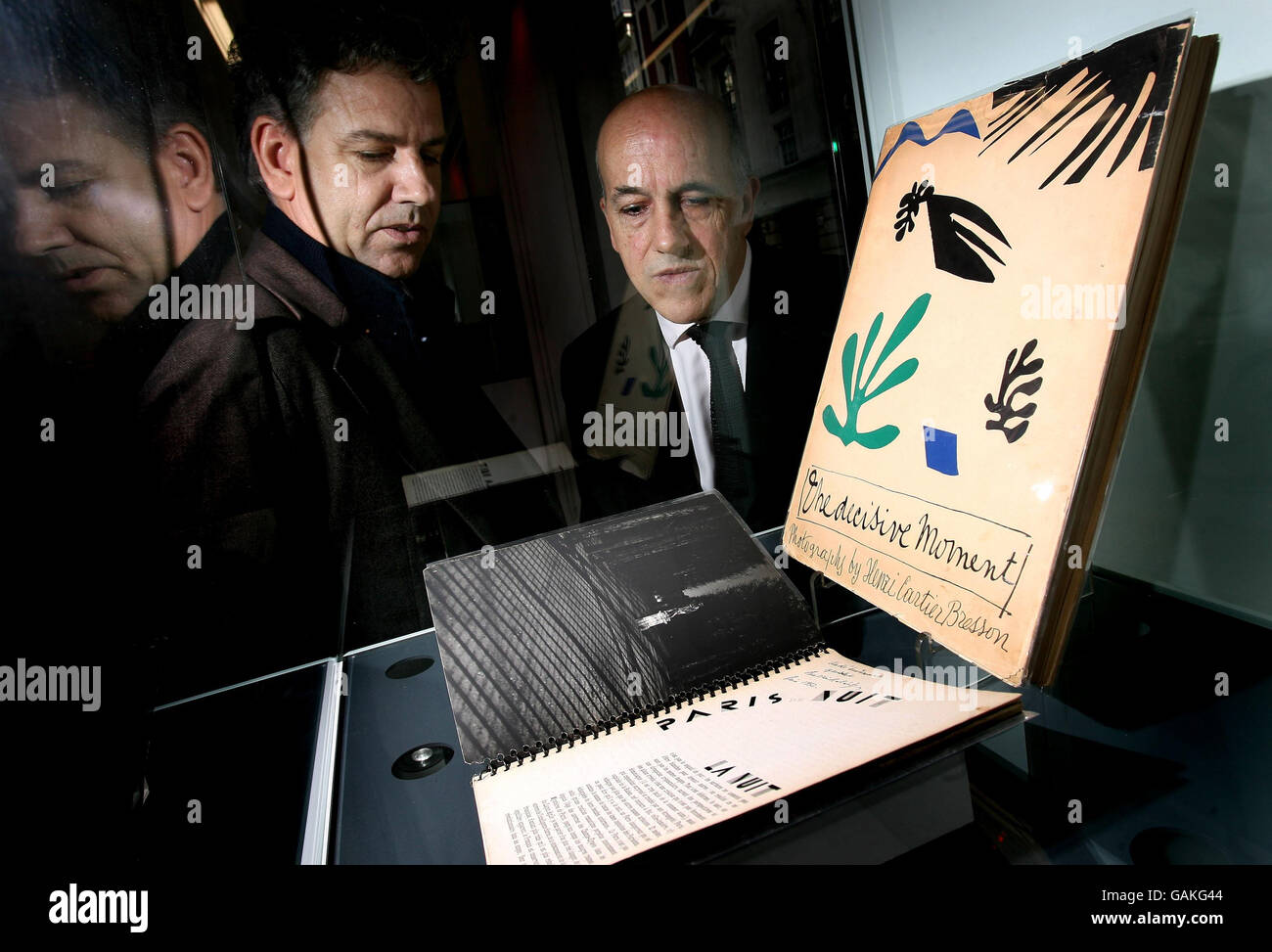 Collector Gert Elfering (left) and head of photography Philippe Garner ...