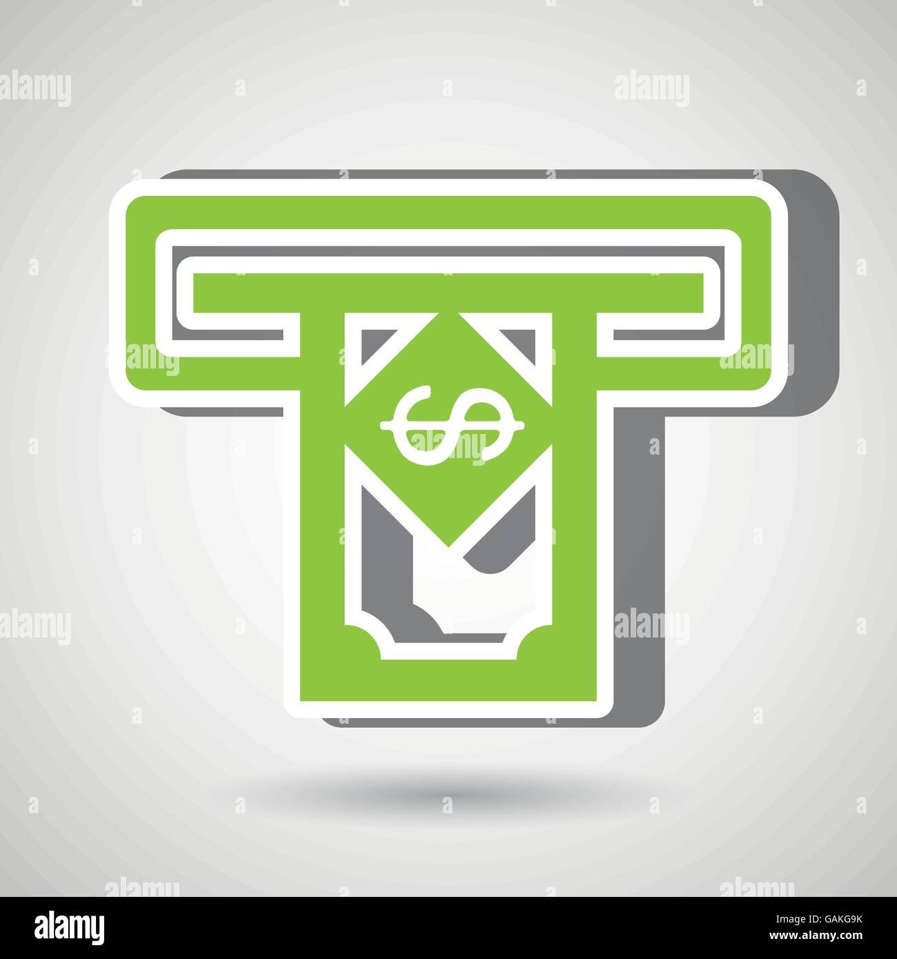 money dispenser isolated icon design Stock Vector Image & Art - Alamy