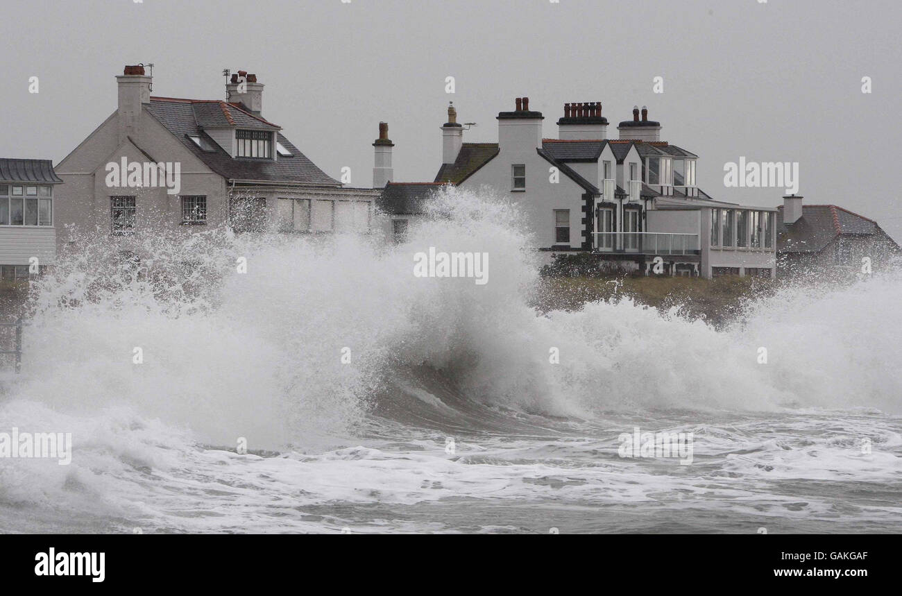 North wales sea storm hi-res stock photography and images - Alamy