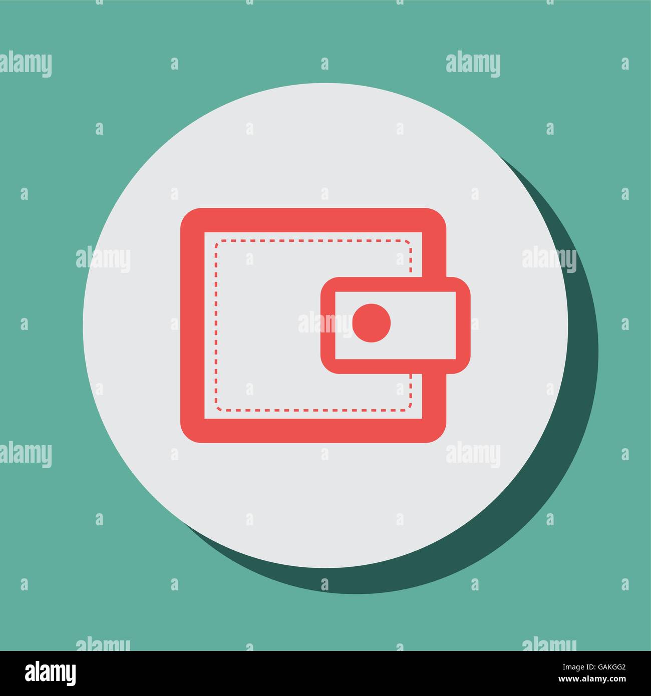 Wallet funds icon vector Stock Vector Images - Alamy
