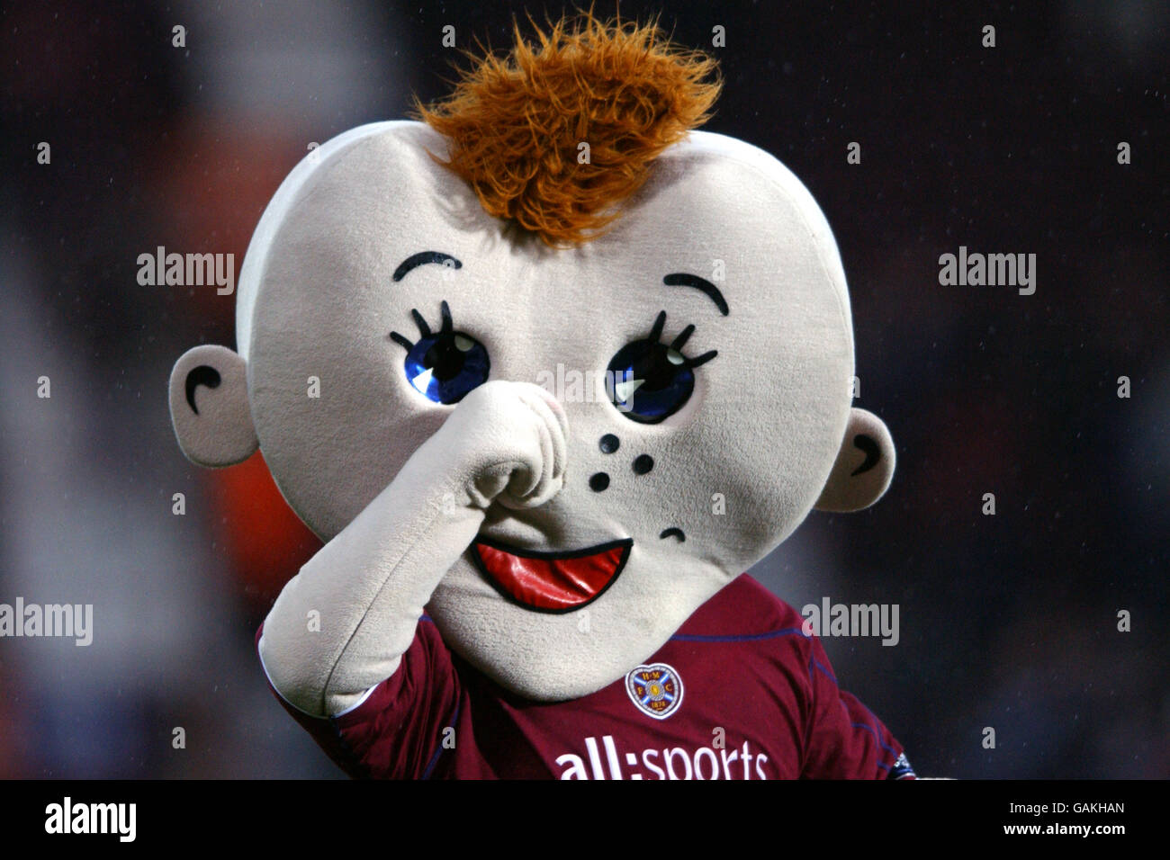 Heart midlothian mascot hi-res stock photography and images - Alamy