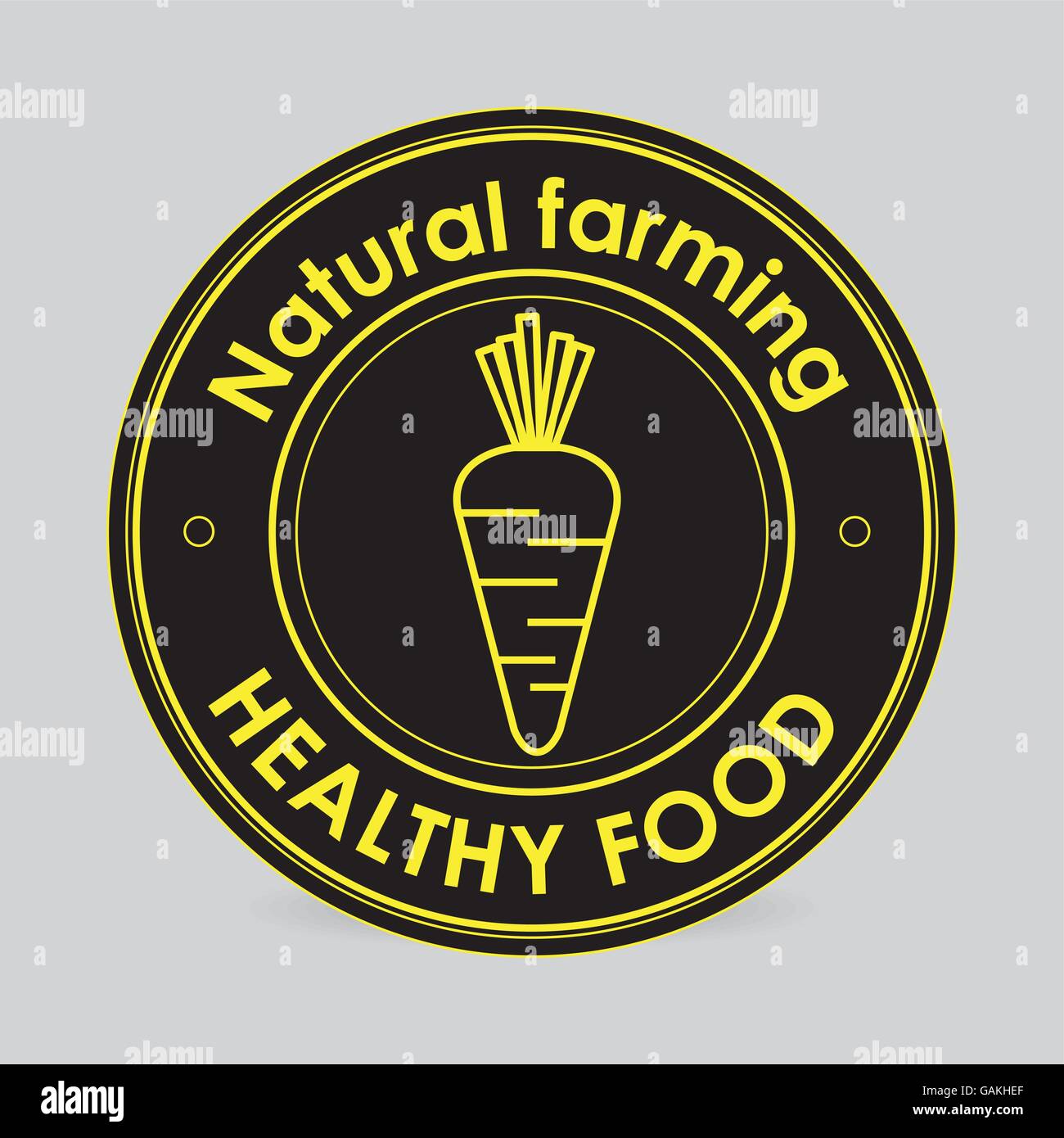 healthy food seal isolated icon design Stock Vector Image & Art - Alamy